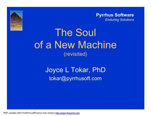 The Soul of a New Machine - SIGAda