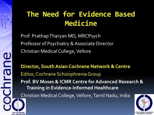systematic reviews, meta-analysis & evidence based medicine