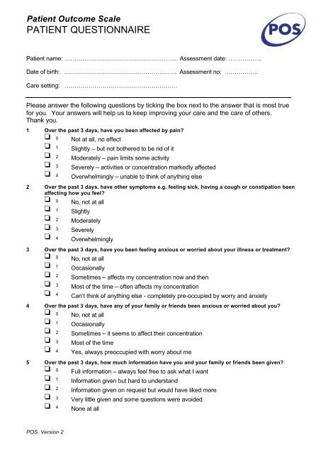 Questionnaire patient v2