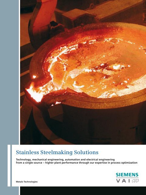 Stainless Steelmaking Solutions