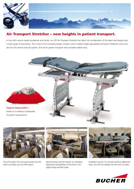 Air Transport Stretcher â new heights in patient transport.