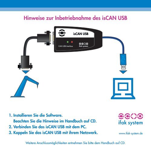 isCAN USB Benutzerhinweise - Ifak System GmbH