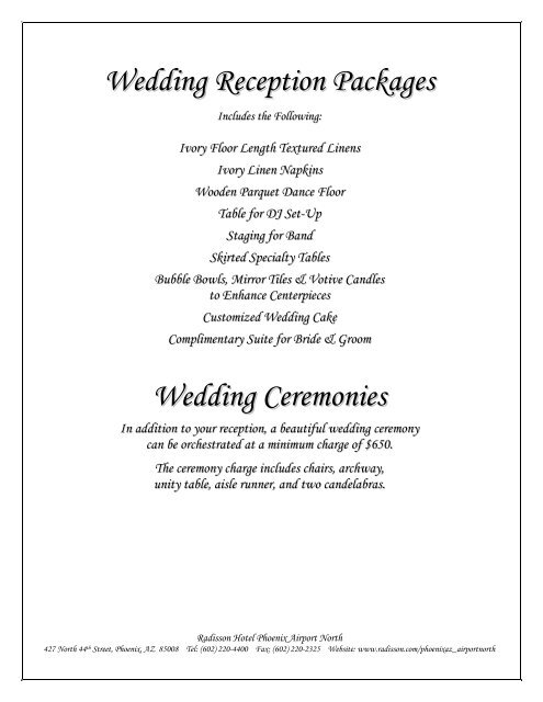 Wedding ceremony packages | Beachweddingtips.com