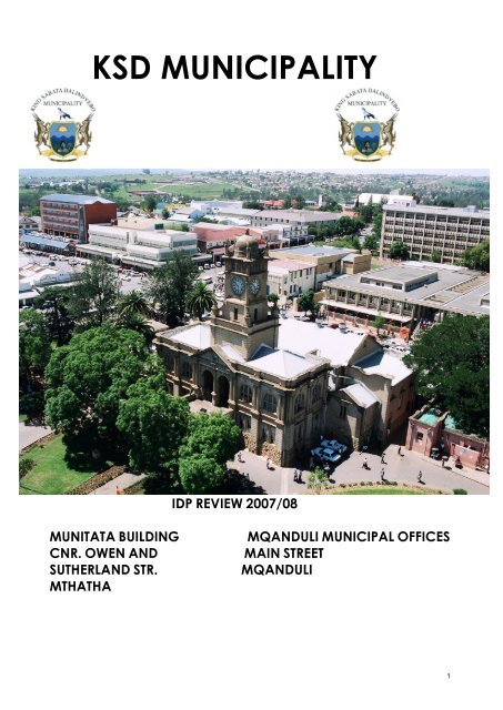 KSD LM IDP 07_08.pdf - Provincial Spatial Development plan