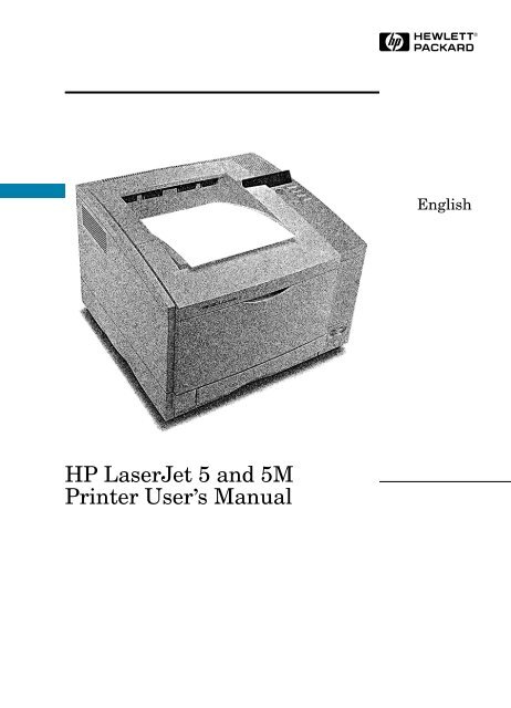 HP LaserJet 5 And 5M Printers - Business Support Center - Hewlett ...