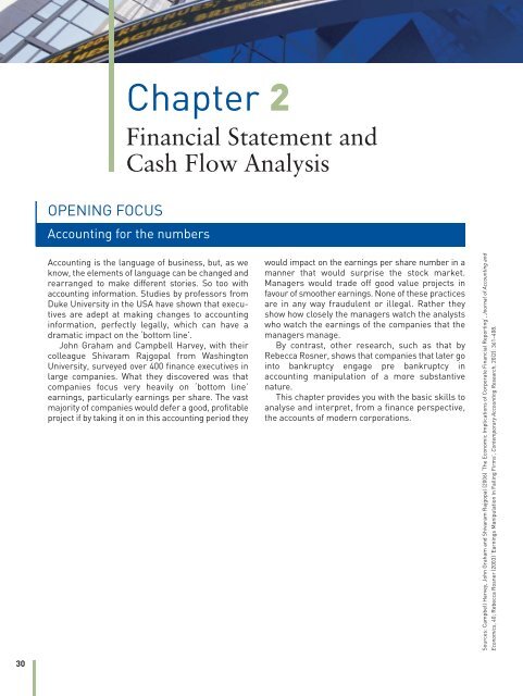 Chapter 2 Financial Statement and Cash Flow Analysis - Cengage ...