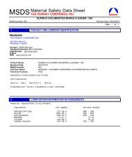 MSDS Sheet