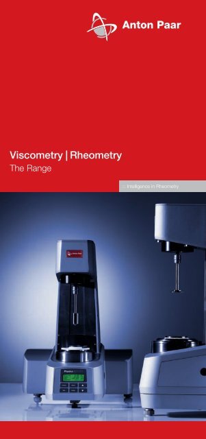 Viscometer & Rheometry â The Range - MEP Instruments