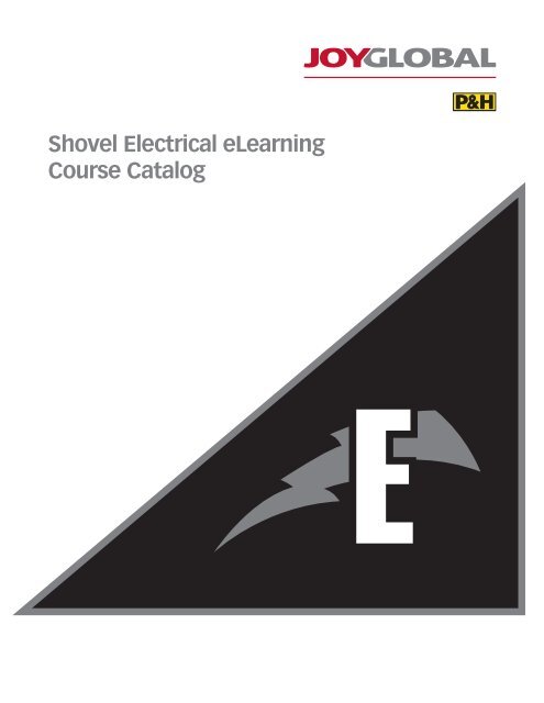 Shovel Electrical eLearning Course Catalog - P&H Mining Equipment