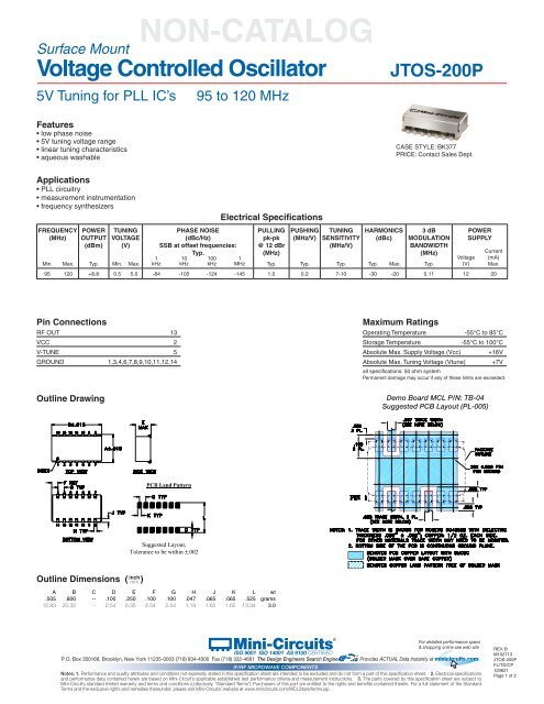 JTOS-200P - Mini-Circuits