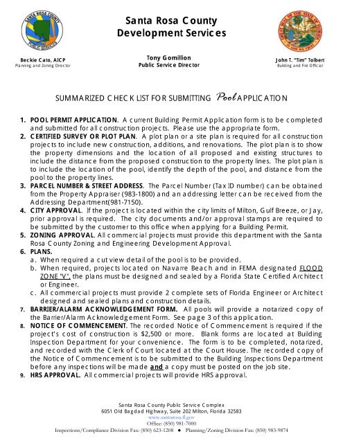 Pool - Santa Rosa County