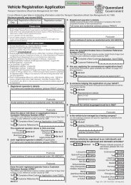 Conditional Vehicle Registration Application - Queensland ...