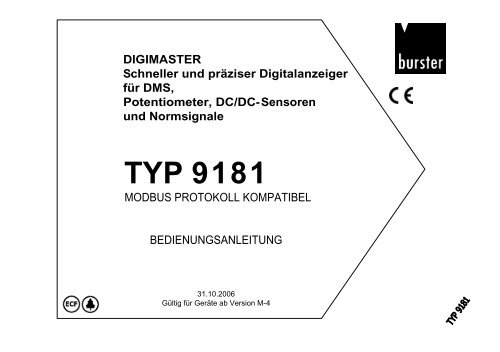 TYP 9181 - Burster