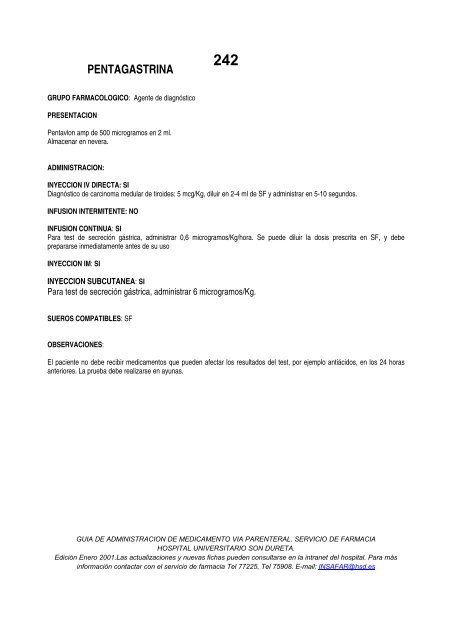 PENTAGASTRINA 242