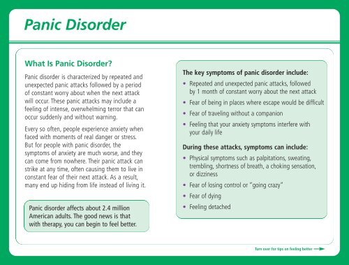 Panic Disorder - PfizerPro