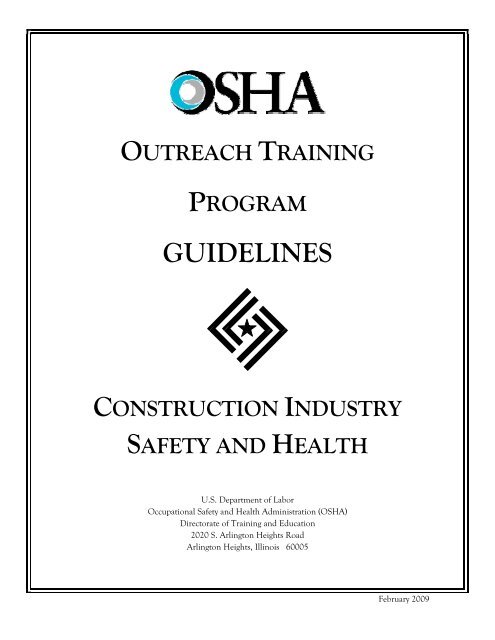 GUIDELINES - OSHA Training Institute, UCSD