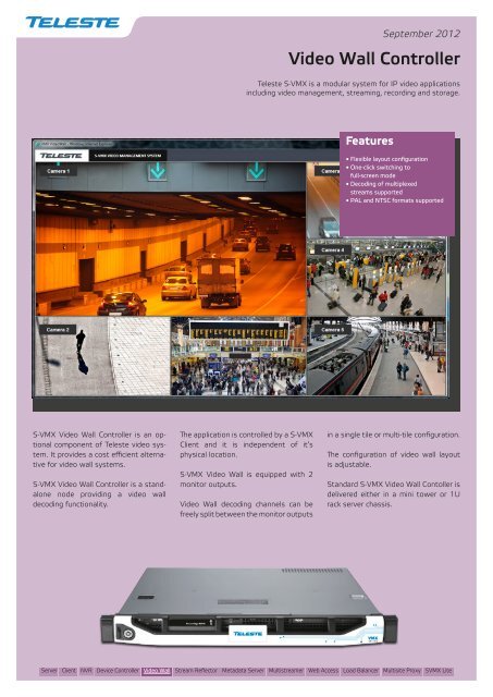 S-VMX Video Wall Controller - Teleste