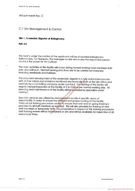 Application Form - Attachment C and D