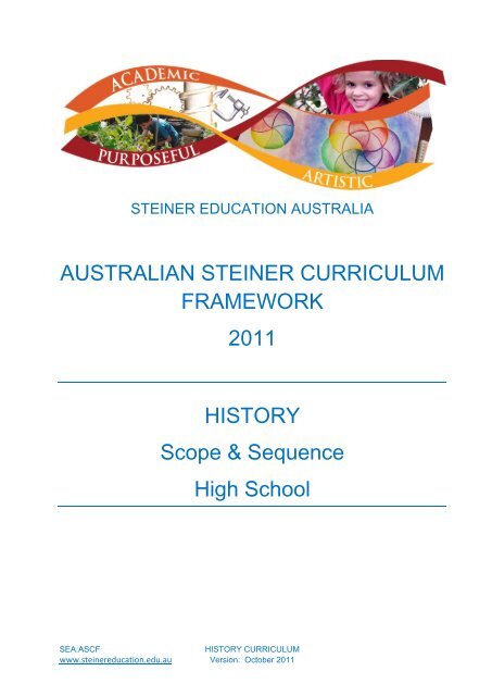 Scope and Sequence - Steiner Education Australia