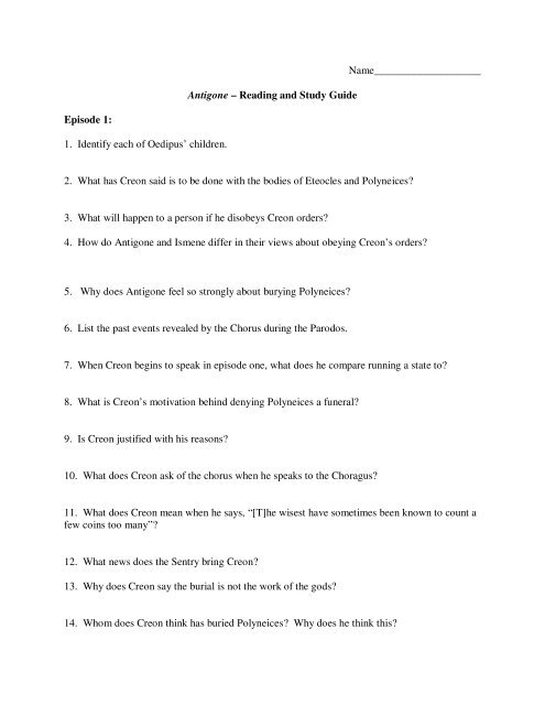 Antigone And Ismene Relationship