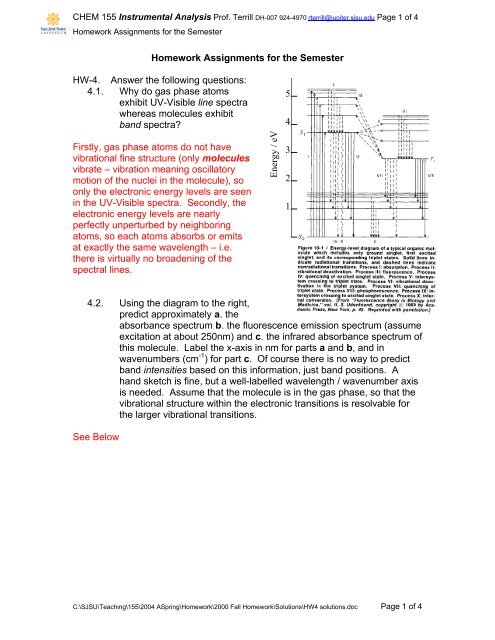 HW 4 Solutions (PDF)