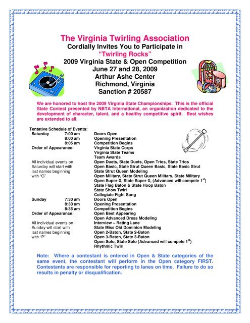 The Virginia Twirling Association - Dynamics Dance Twirl Team