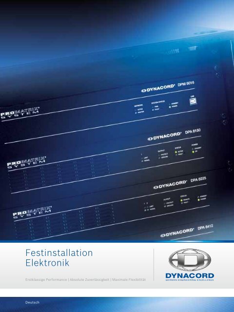 PROMATRIX 8000 System - M-Akustik