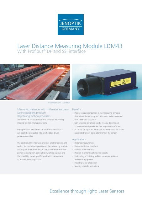Laser Distance Measuring Module LDM43