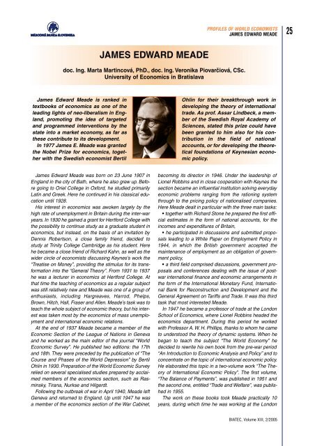 25 JAMES EDWARD MEADE