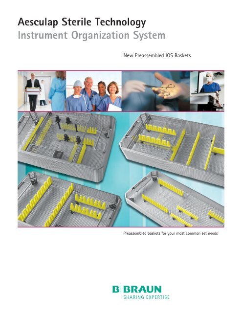 Aesculap Sterile Technology Instrument Organization System