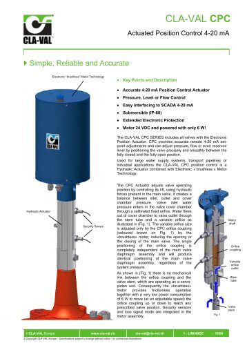 AQUA 80-451 - Cla-Val UK Homepage