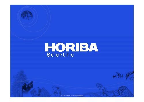 Horiba Instruments Presentation