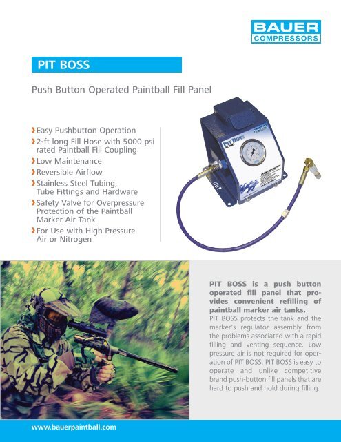 Pit Boss - BAUER Compressors