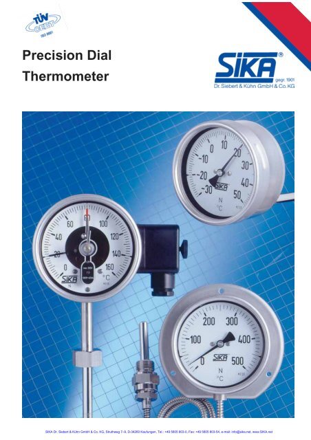 SIKA-Precision-Dial-Thermometer - SYSTEMPAK