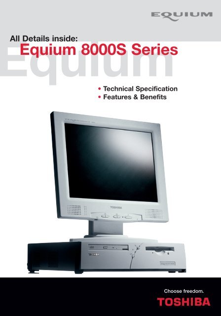 Equium 8000S Series - Toshiba