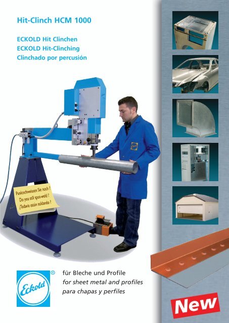 Máquina de clinchado fija Hit HCM 1000 Prospecto (PDF) - Eckold