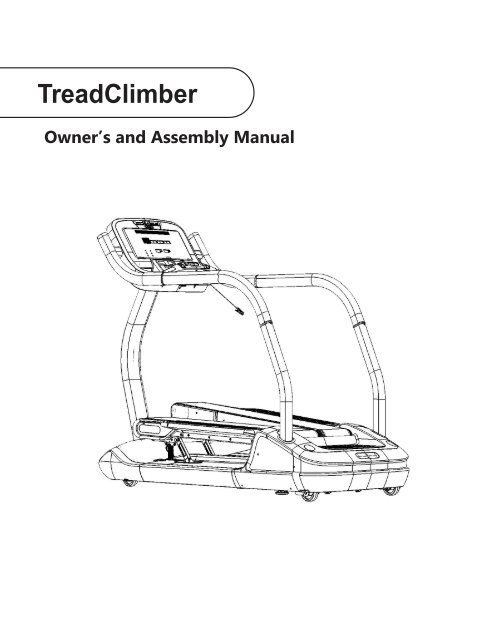 TreadClimber Manual 02 - StairMaster