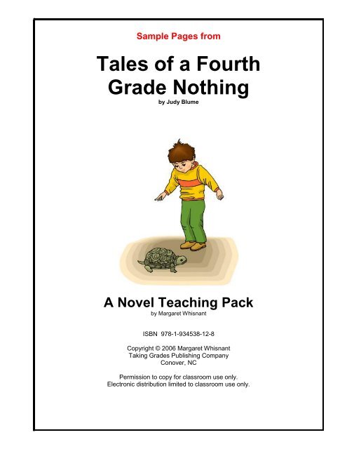 Tales Of A Fourth Grade Nothing