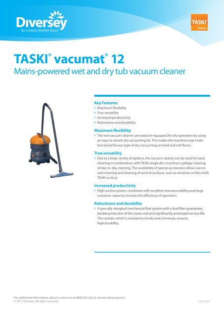 TASKI® vacumat® 12 - Wood Wyant