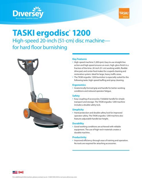 TASKI ergodisc® 1200 - Wood Wyant