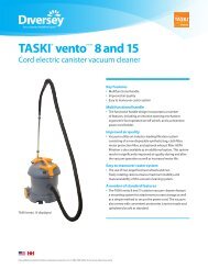 TASKI vacumat 22 and 22 T - Wood Wyant