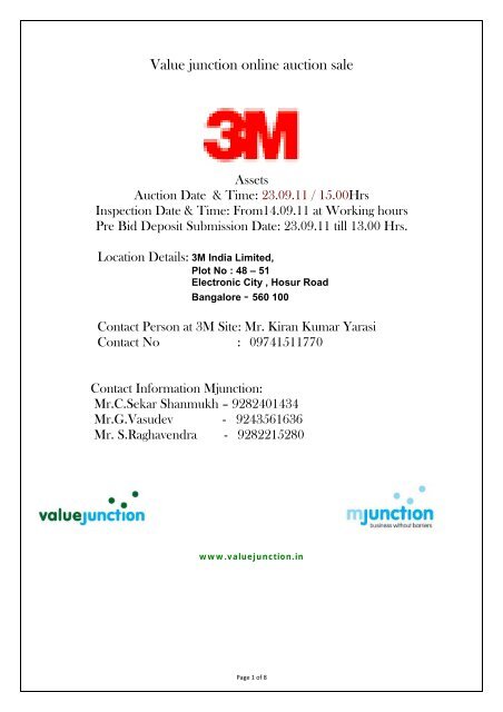 Value junction online auction sale - Login