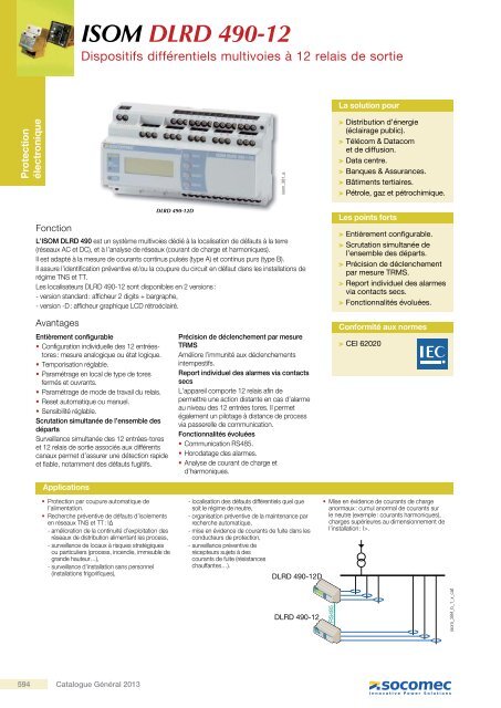 ISOM DLRD 490-12 - Socomec