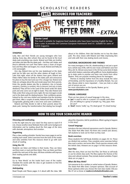 MGM-Spooky Skaters - Scholastic