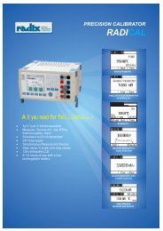 FLOW RATE INDICATOR / TOTALISER - Radix.co.in