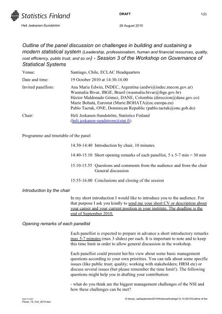 Outline Of The Panel Discussion On Challenges In Building And outline-of-the-panel-discussion-on-challenges-in-building-and