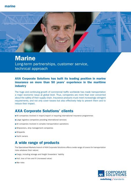 Marine - AXA Corporate Solutions