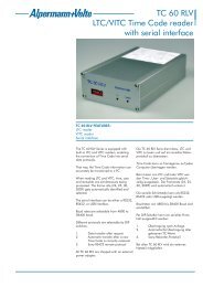 PCL PCIe Time Code Reader Cards for PC - Alpermann+Velte