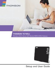 Datasheet Technicolor TG587n v3 - Technicolor's Broadband Partners