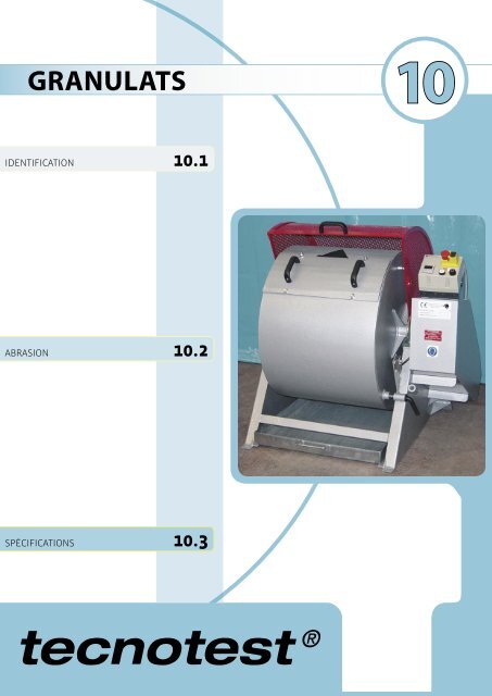 Granulats - Tecnotest
